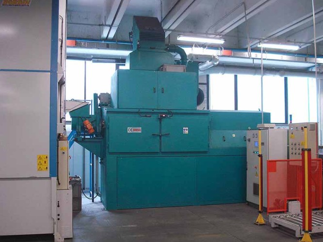 Shot blasting machines endless conveyor type Rotoflow OMSG