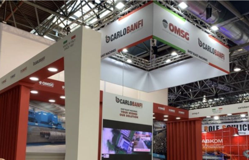 Shot blasting, shot peening machines. Warranty second hand OMSG