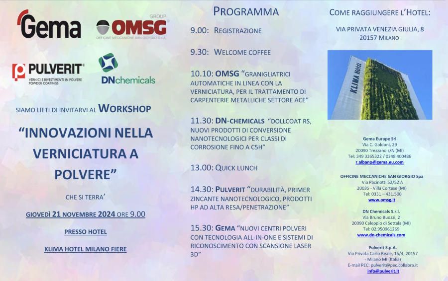 OMSG speaker at Klima Hotel Milano Fiere