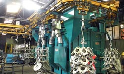 Shot blasting, shot peening machines. Warranty second hand OMSG